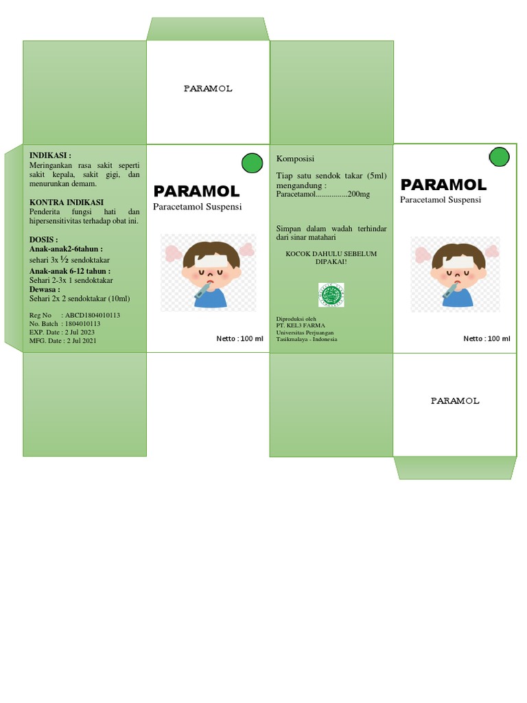 Kemasan & Brosur Suspensi PCT | PDF