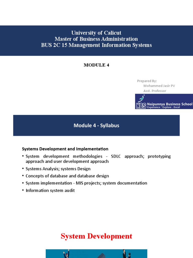 University of Calicut Master of Business Administration BUS 2C 15 ...