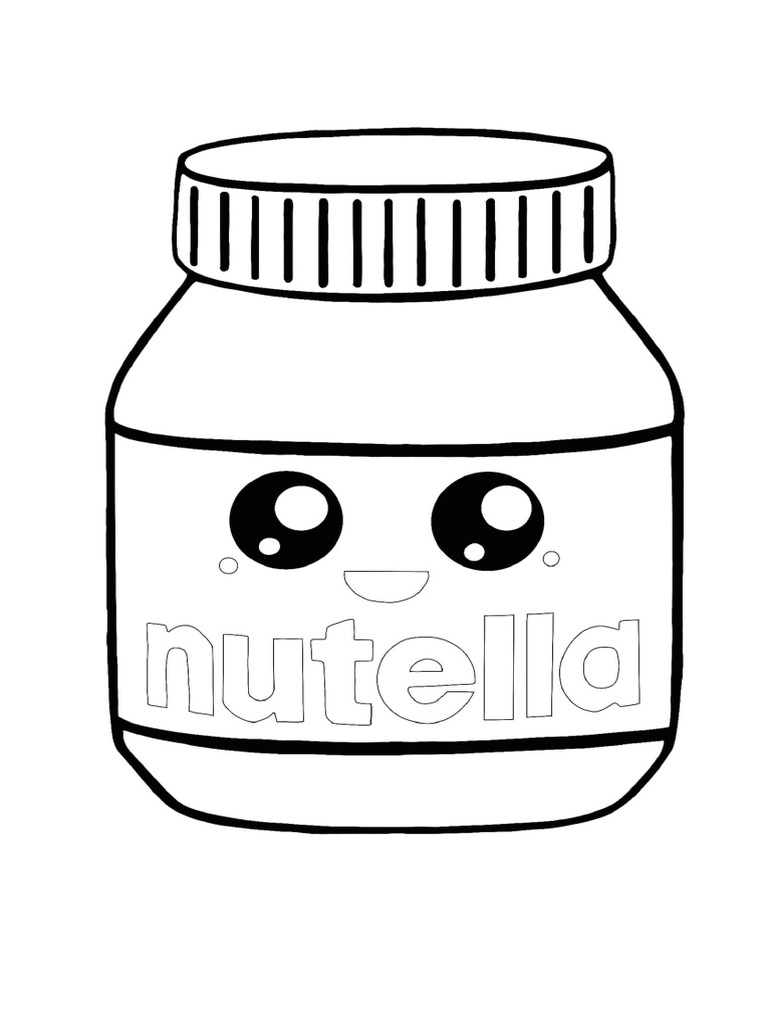 Nutella Coloring Pages | PDF