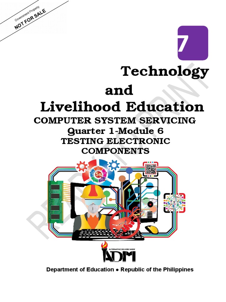 Technology and Livelihood Education: Computer System Servicing Quarter 1-Module 6 | PDF