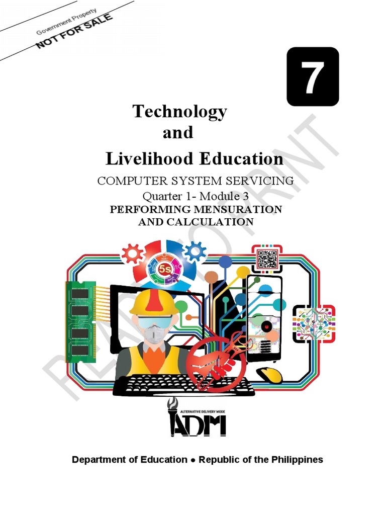 TLE7 CSS - Mod3 - Performing Mensuration and Calculations - V5 | PDF | Bit | Electrical Engineering