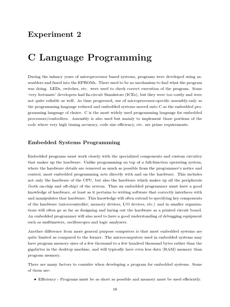 02 Overview of C Programming Language | Download Free PDF | Parameter ...