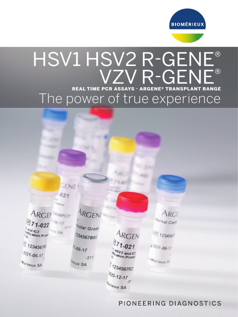 HSV1 HSV2 R-Gene & VZV R-Gene | PDF | Virology | Viral Diseases