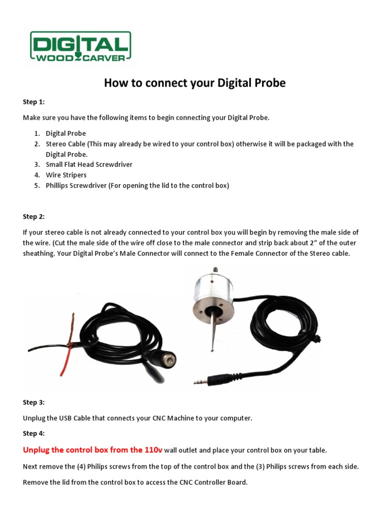 A Step-by-Step Guide to Connecting and Testing a Digital Probe | PDF ...
