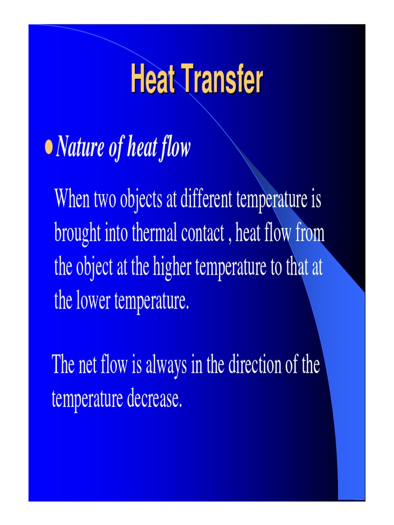 Heat Transfer | PDF | Thermal Conduction | Heat Transfer