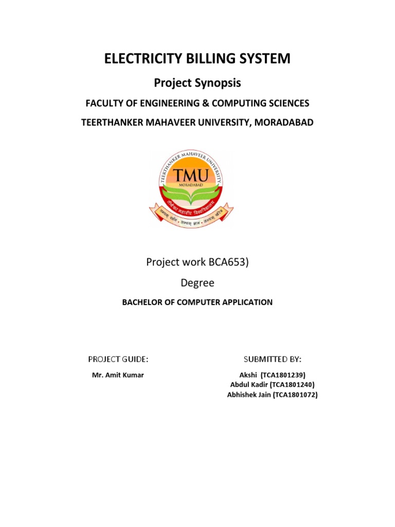 Electricity Billing System Overview | PDF | Model–View–Controller | Java (Programming Language)