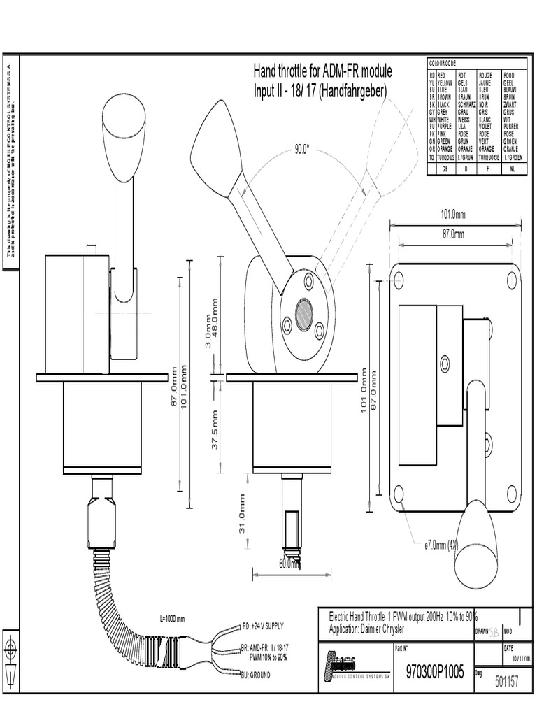 Electric Hand Throttle Wiring Diagram | PDF | Artistic Techniques | Color