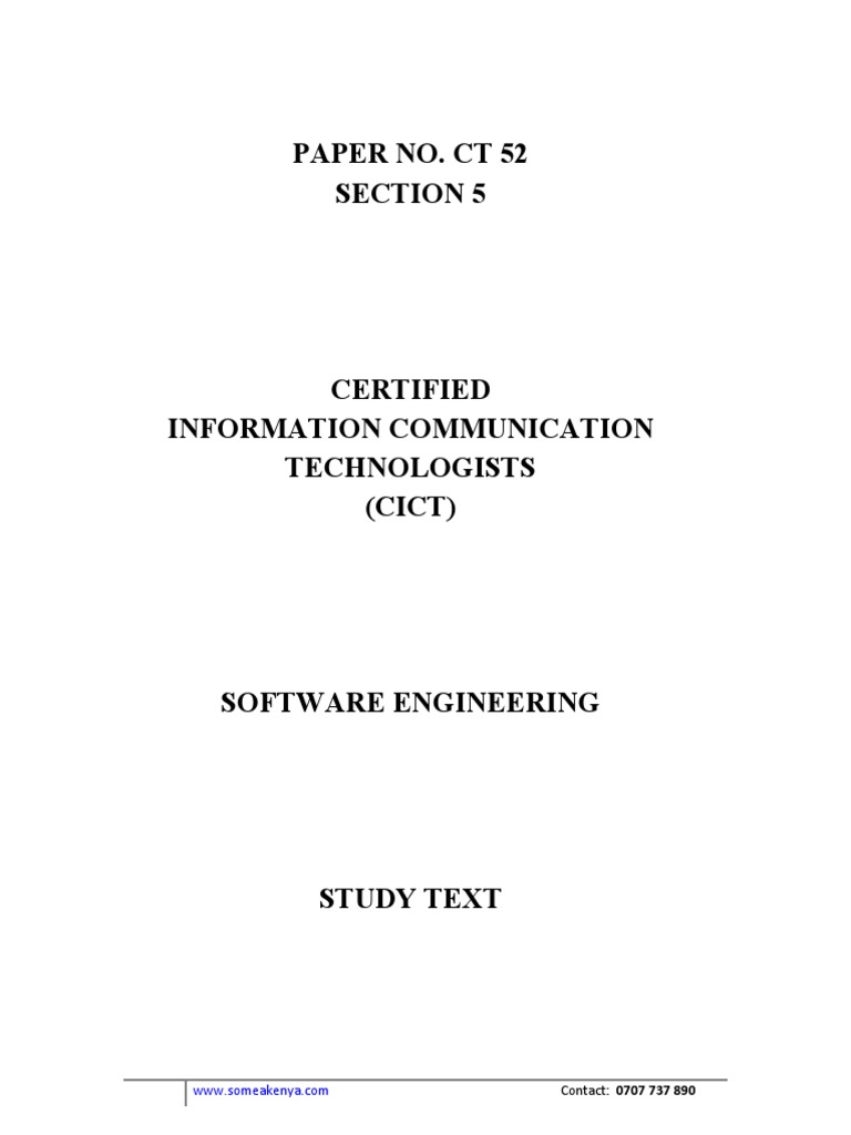 Software Engineering | PDF | Feasibility Study | Software