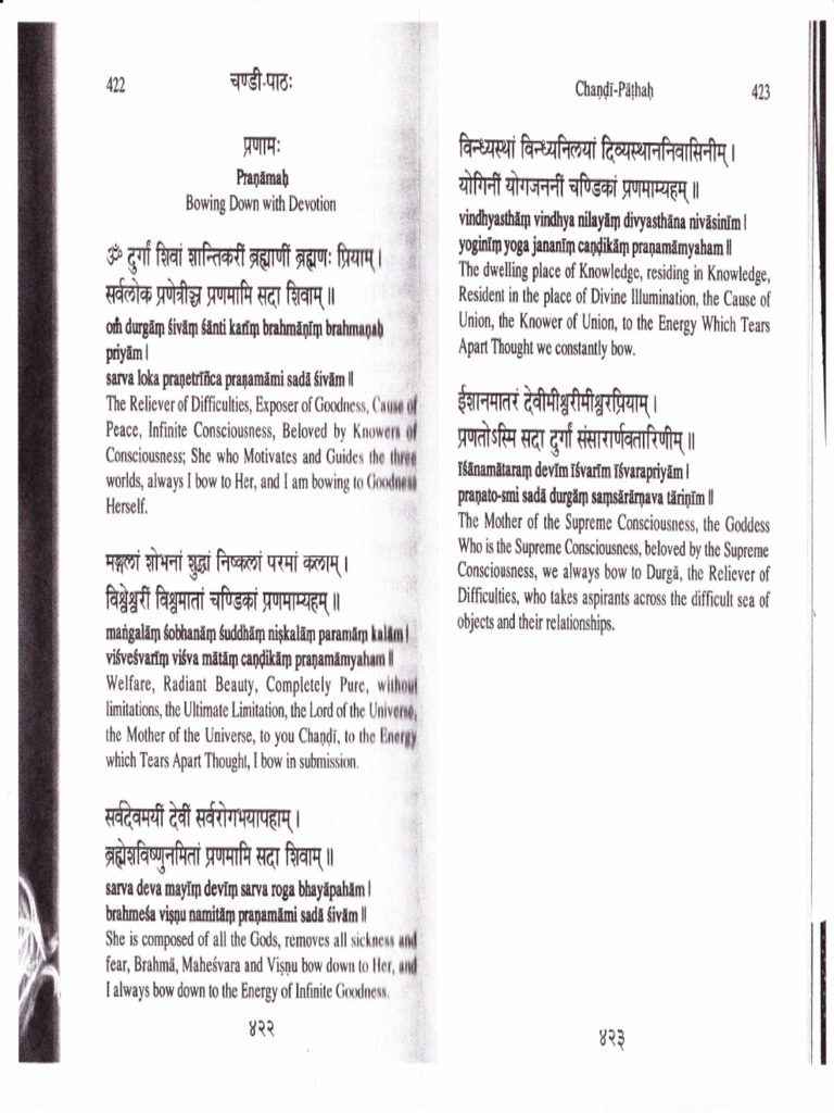 Devi Pranam | PDF | Deities | Hindu Iconography