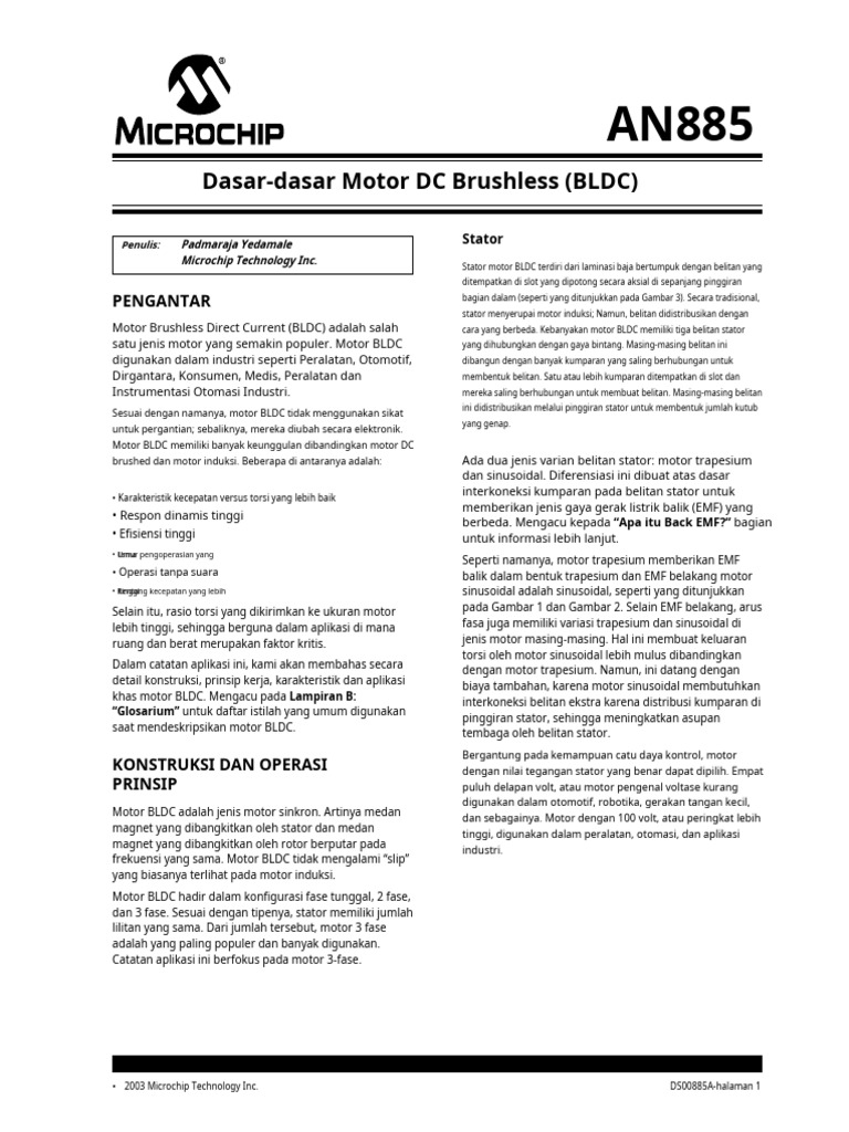 Brushless DC (BLDC) Motor Fundamentals - En.id | PDF | Sains ... Brushless DC (BLDC) Motor Fundamentals - En.id | PDF | Sains ...