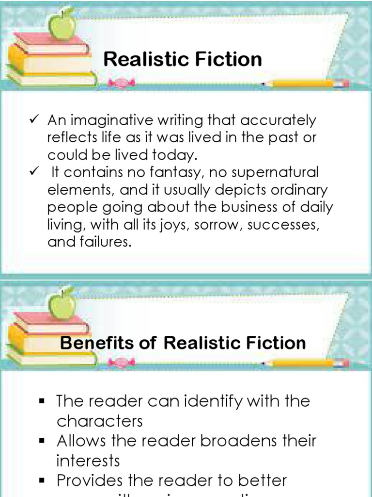 Realistic Fiction: It Contains No Fantasy, No Supernatural | PDF ...
