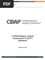 CBAP Assessment Template | PDF | Business Analysis | Systems Science