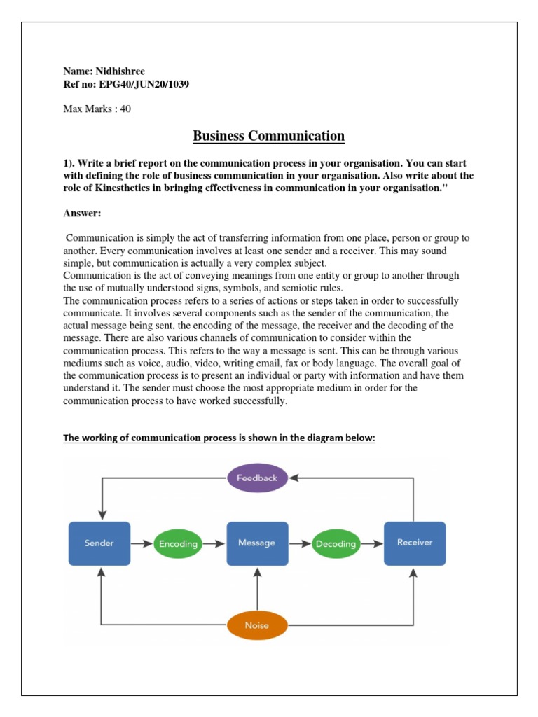 Business Communication | PDF | Nonverbal Communication | Communication