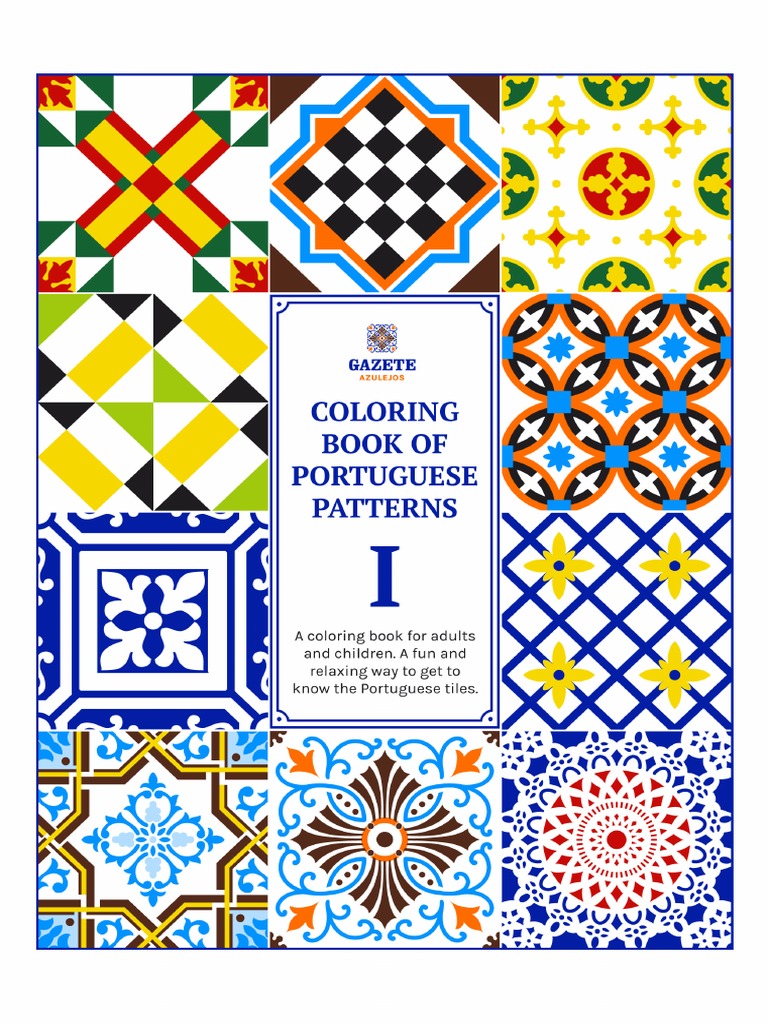 .Archivetempcoloring Book of Portuguese Patterns I | PDF