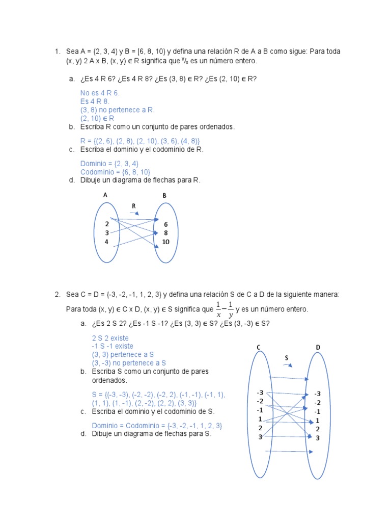 Matematica Discreta 3 | PDF | Dominio de una función | Función ...