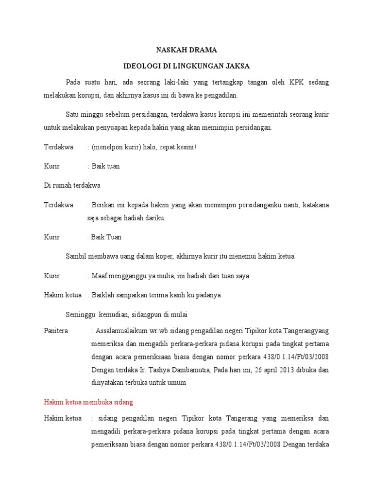 Naskah Drama PKN | PDF