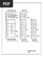 Detail Dinding Partisi Gypsum DWG | PDF