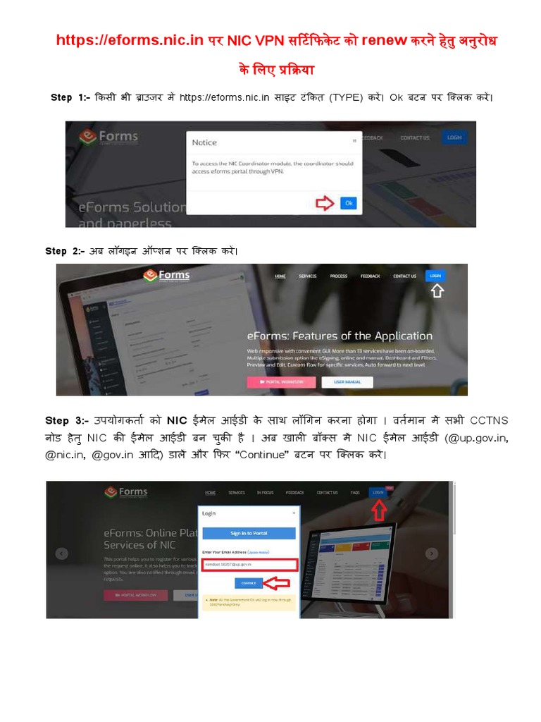 Single VPN Renewal Process From EForms Ver 1.0 | PDF