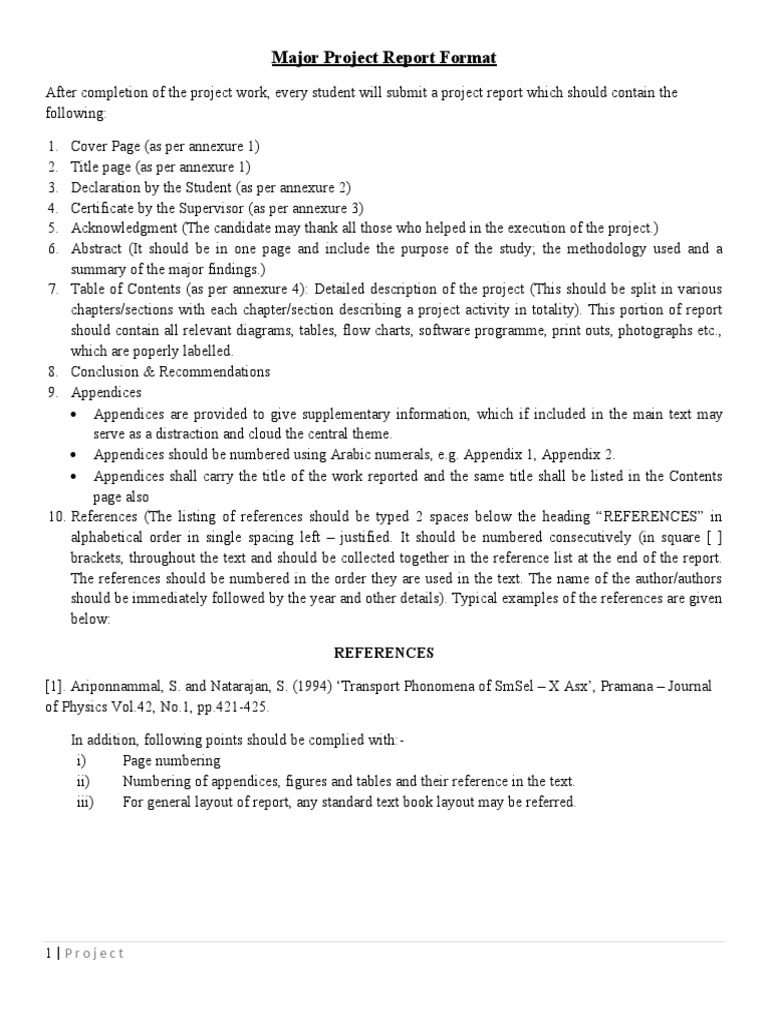 Project Manual Submission Guidelines | PDF | Academic Degree | Page Layout