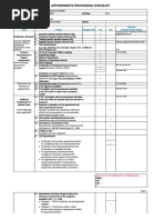CSC Appointment Processing Checklist | PDF