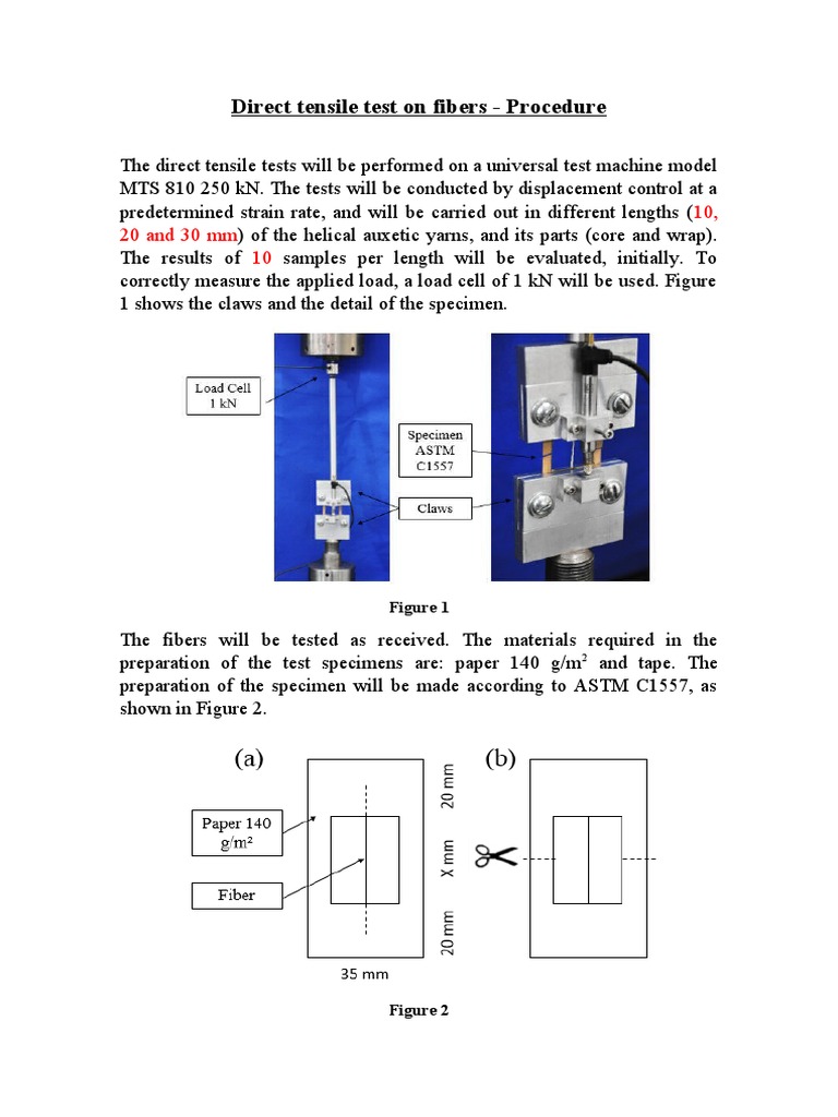 Tensile Tests - Procedure | PDF | Classical Mechanics | Civil Engineering
