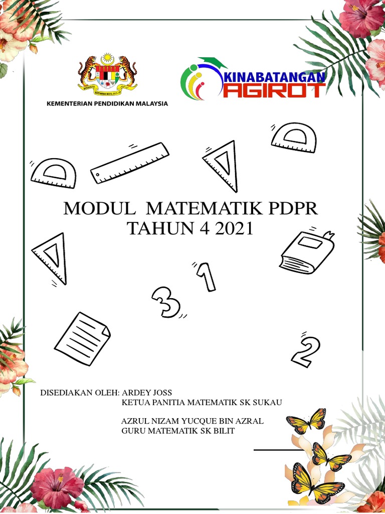 Modul Modul Matematik PDPR Tahun 4 2021 | PDF