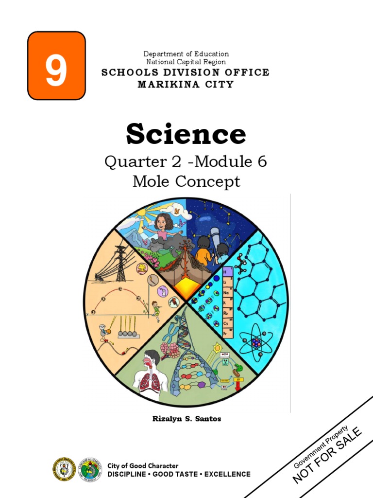 Grade 9 2nd Quarter Module 6 Mole Concept Finalized | PDF | Mole (Unit ...