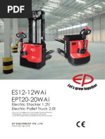 Crown Stacker - ES4000 - 1600 KG - 4.3 Meter | PDF | Electric Motor ...