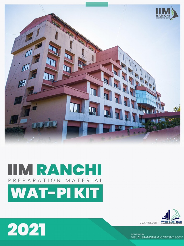 IIM Ranchi - PI Compendium | PDF | Interest | Venture Capital