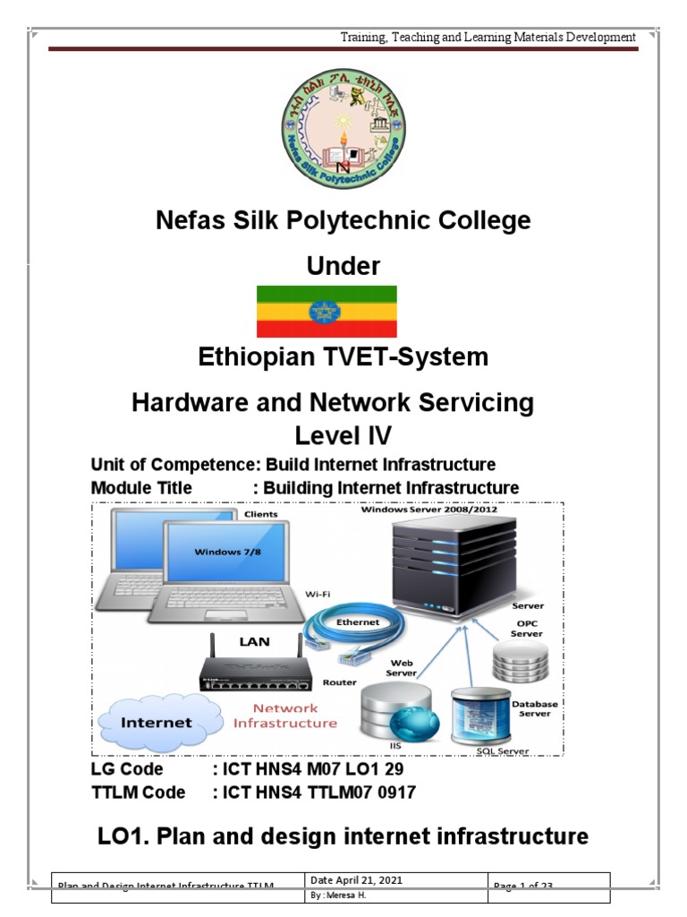 LO1-Plan and Design Internet Infrastructure | PDF | Internet Protocols ...