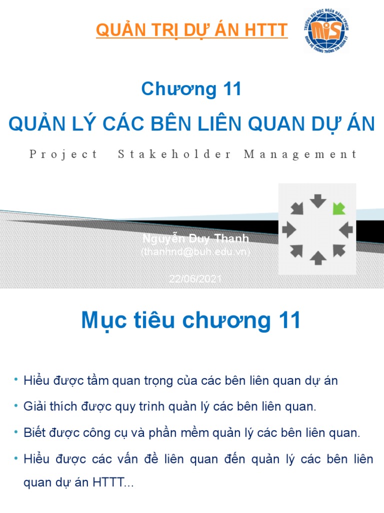 2021-Chuong11-ITPM-C13 - Project Stakeholder Management - VI | PDF
