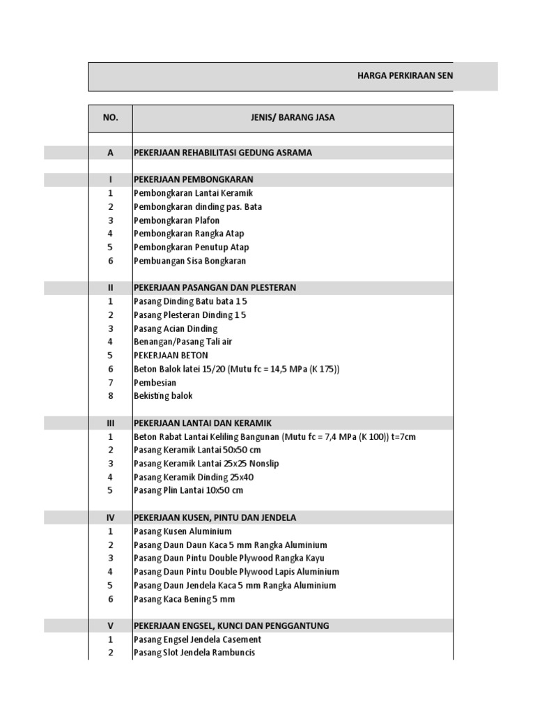 Arit Excel Pdf