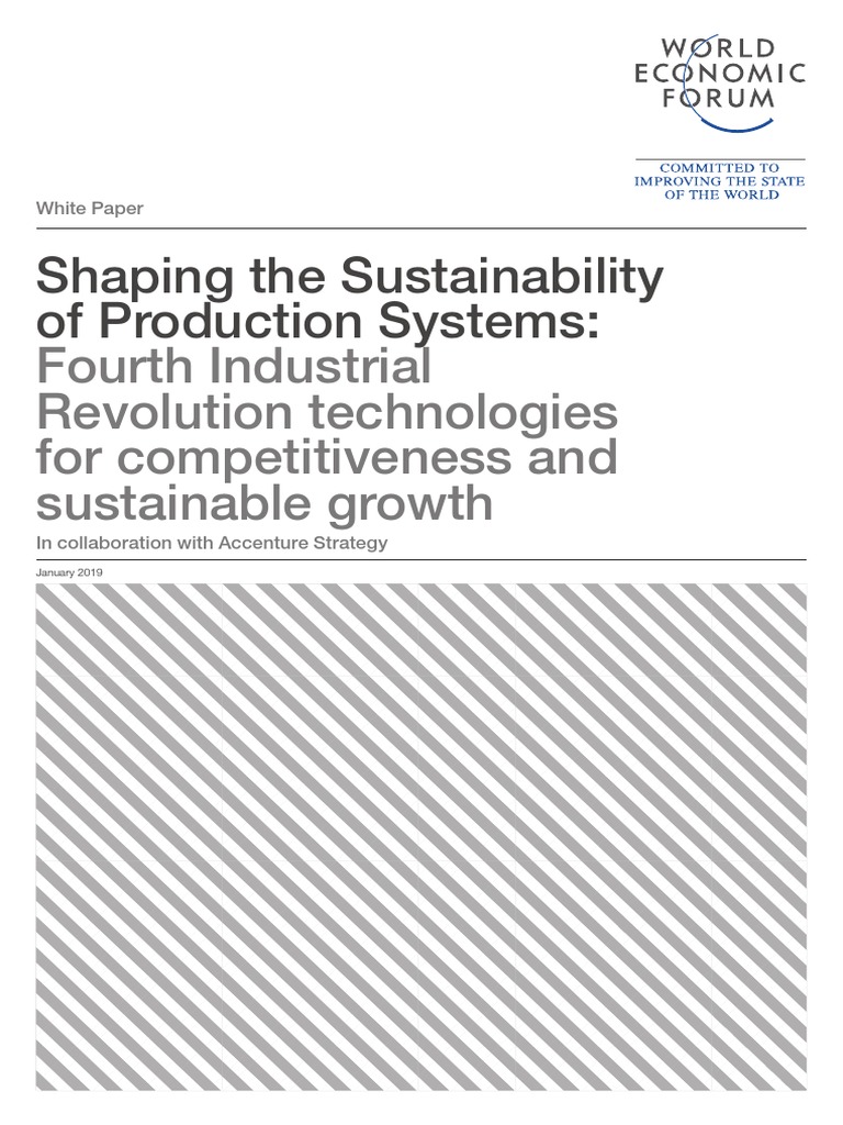 WEF Shaping The Sustainability Production Systems | PDF ...