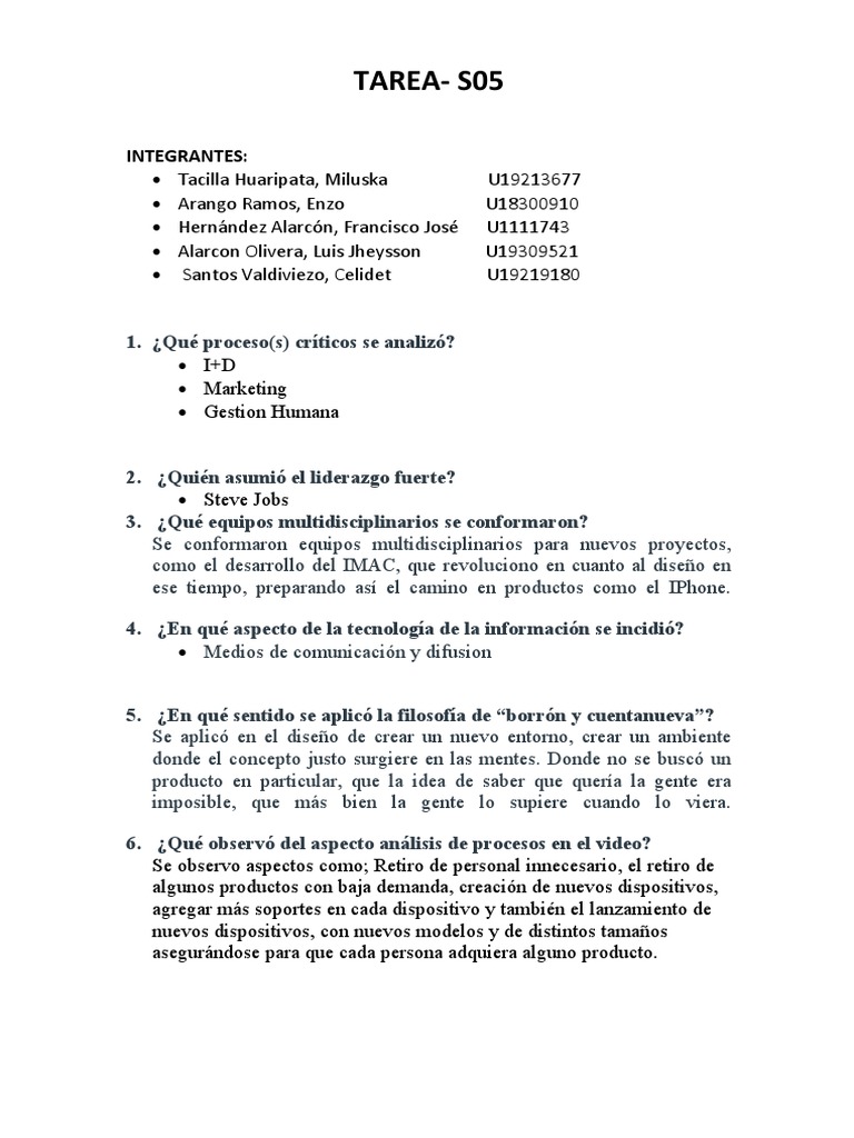 Tarea S05 Procesos | PDF