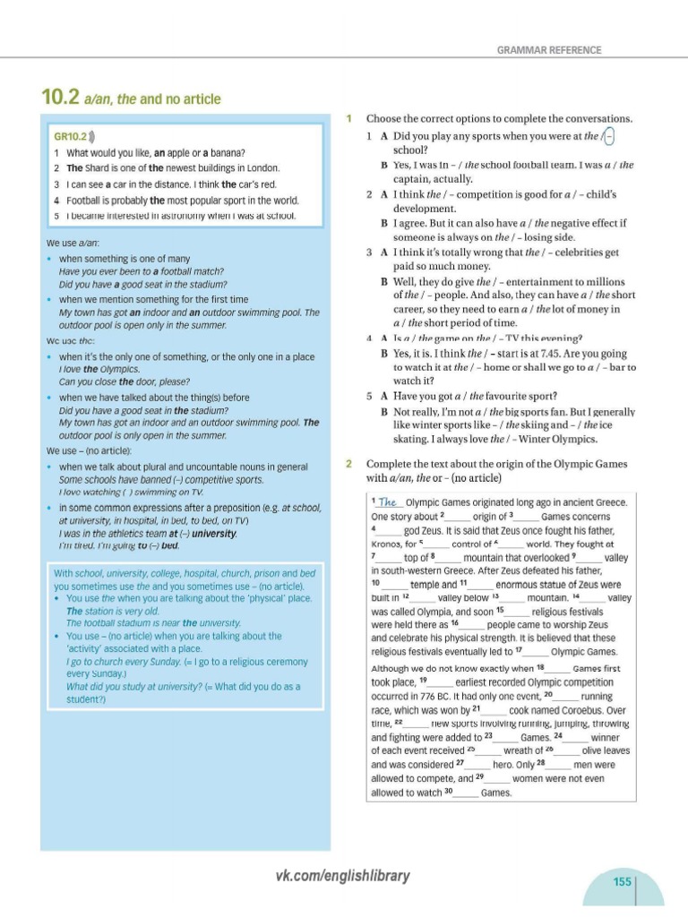 Grammar On Articles | PDF