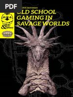 Savage Worlds - Character Sheet (Fillable) | PDF | Leisure | Leisure ...