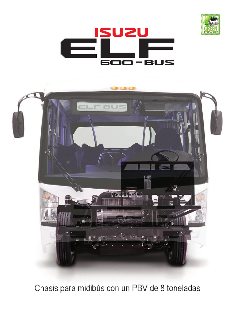 ELF 600 BUS Isuzu Especificaciones | PDF | Transmisión (Mecánica) | Eje