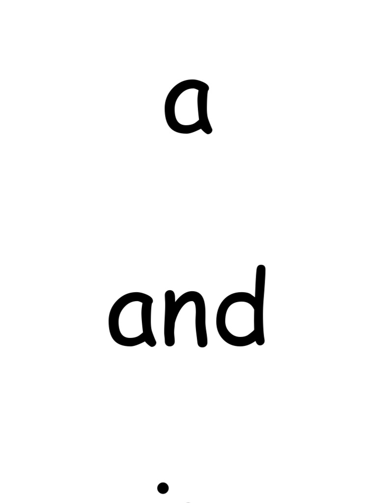 Nan and Pap & Sight Words | PDF