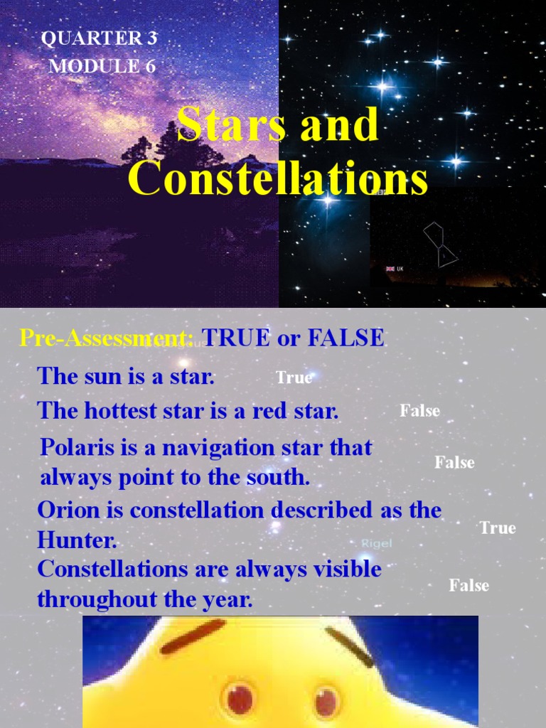 Quarter 3 Module 6 Stars and Constellations | PDF | Stars | Zodiac