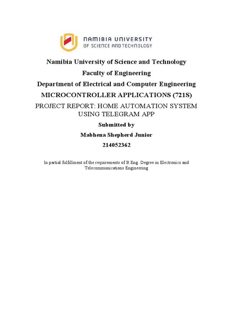 Mini - Project - Report - Microcontroller Apllication | PDF ...