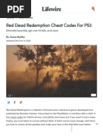 RDR2 Complete Checklist | PDF | Hide (Skin) | Fur