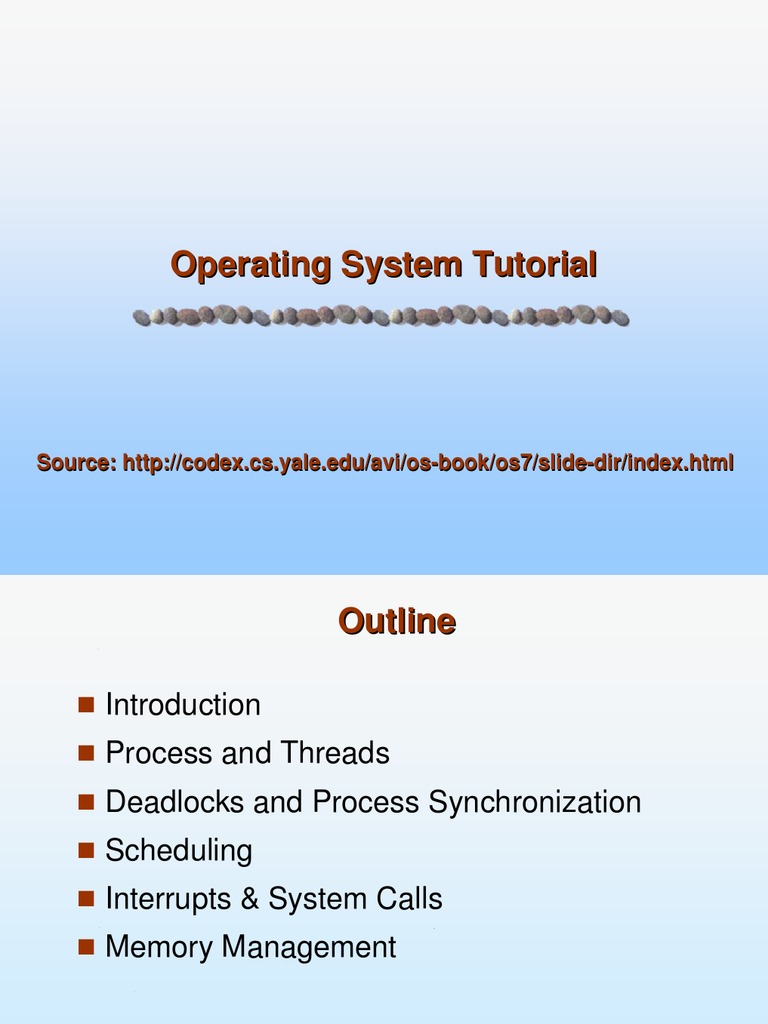Operating System Tutorial | PDF | Scheduling (Computing) | Process ... Operating System Tutorial | PDF | Scheduling (Computing) | Process ...