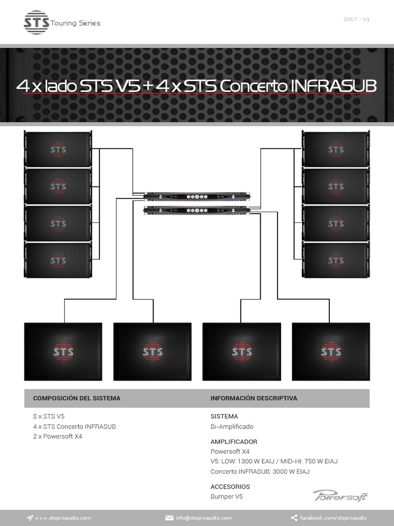 4 X Lado STS V5 4 X STS Concerto INFRASUB | PDF