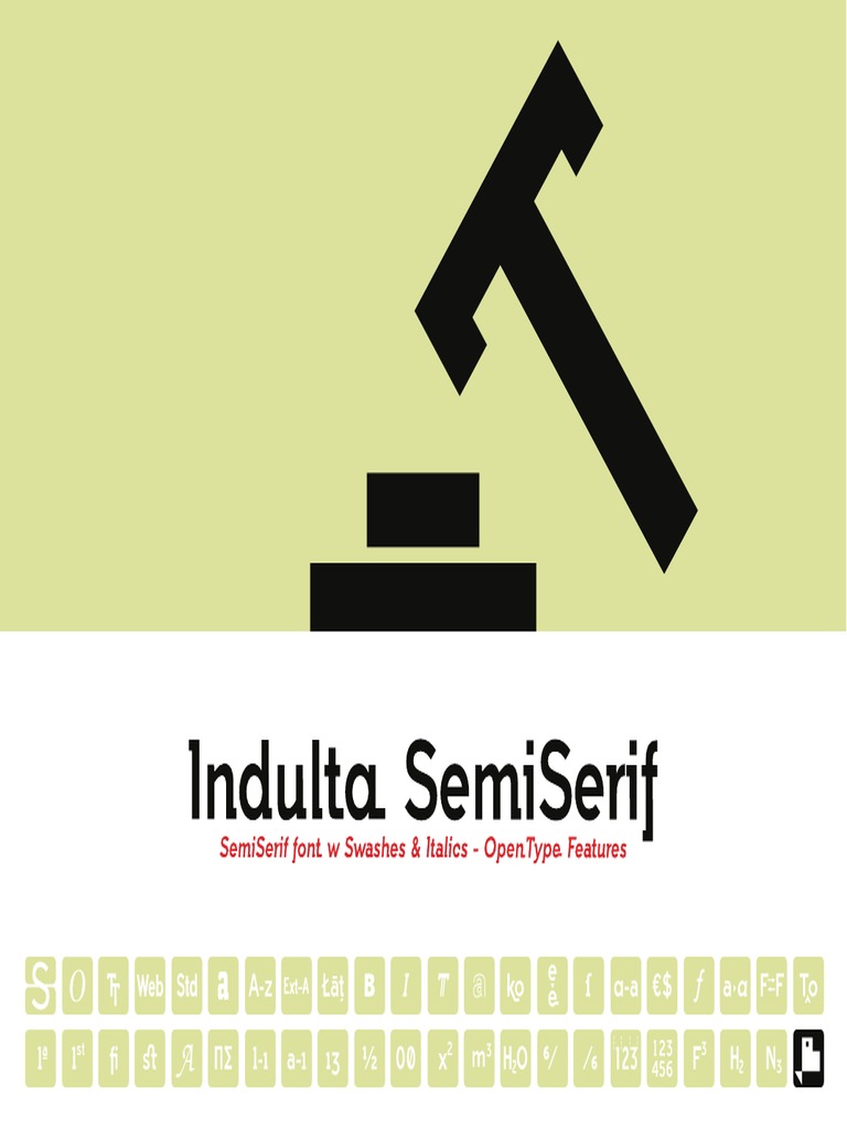 Specimen Indulta | PDF | Typefaces | Naming Conventions