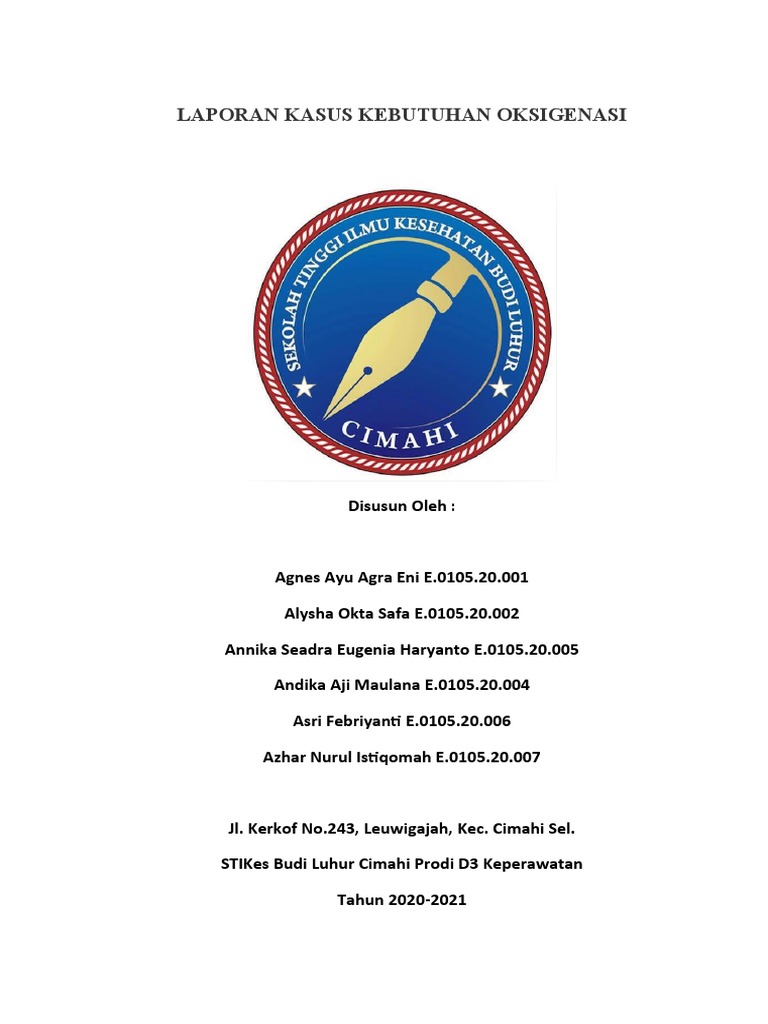 Kel 1 - LK Kebutuhan Oksigen (PPOK) | PDF
