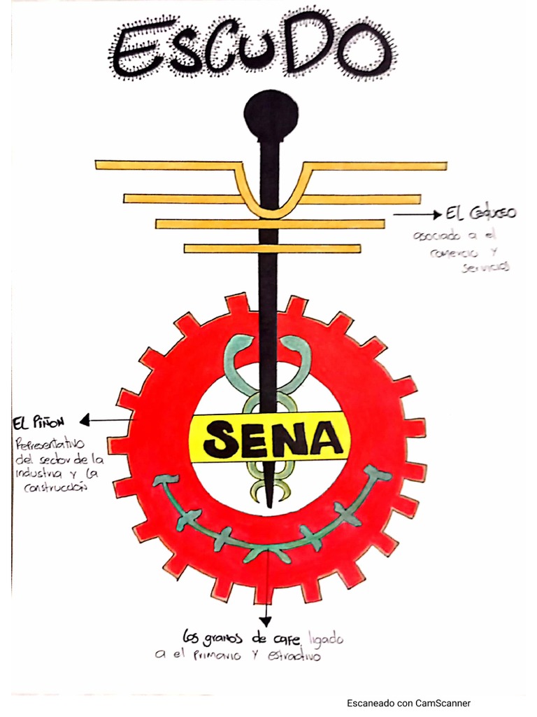 Dibujo Escudo Sena | PDF