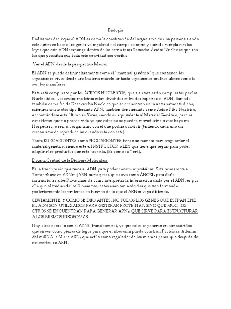 ADN y ARN | PDF | Adn | Rna
