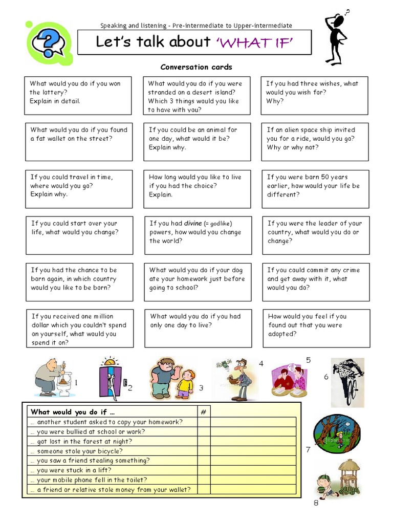"What If" Conversation Cards | PDF
