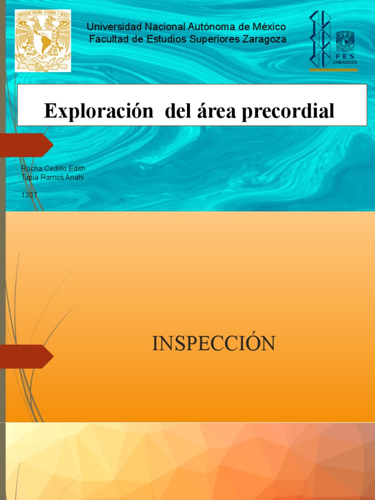 Exploración del área precordial: inspección, percusión y auscultación ...