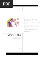 Modulo 4 Actividad Integradora 2 | PDF | Ficción general